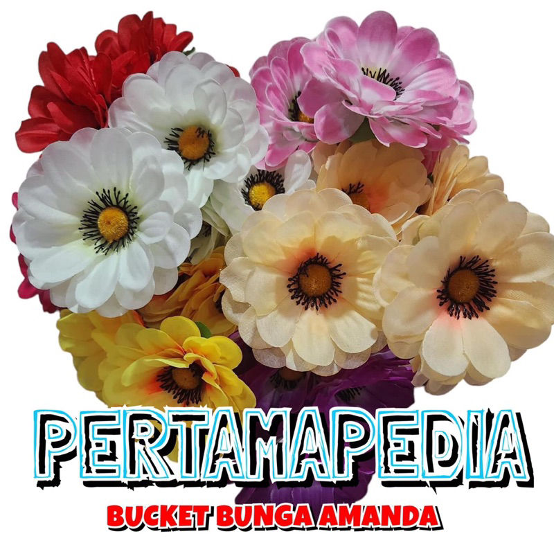 Jual Bouquet Bunga Amanda X6/ Bunga Plastik/ Rumput Plastik/ Daun ...