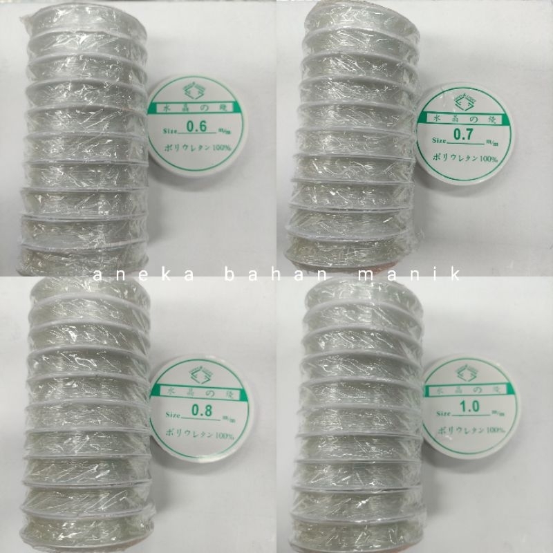 Jual Senar Roll Elastis Untuk kerajinan Gelang Dll | Shopee Indonesia