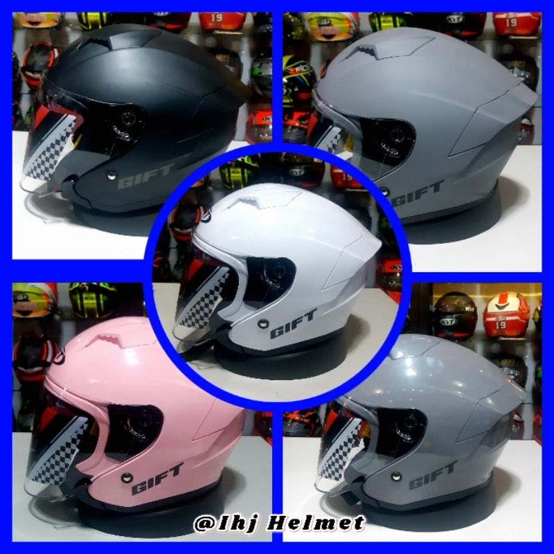 Jual HELM GIFT SARGON HALF FACE MODEL NJS KAIROZ | Shopee Indonesia