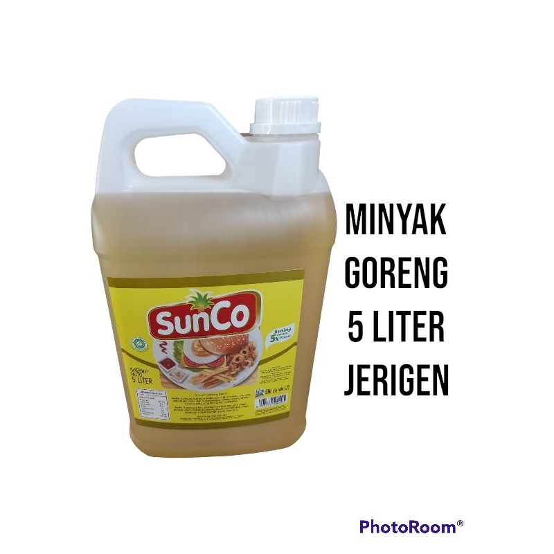 Jual MINYAK GORENG SUNCO 5LITER 5L 5 LITER JERIGEN MINYAK | Shopee ...