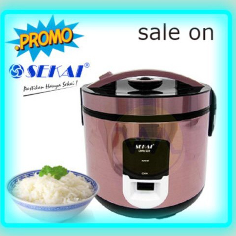 Jual SEKAI Rice Cooker 3in1 CMW 520 Penanak Nasi CMW520 Stainless 1,8 ...