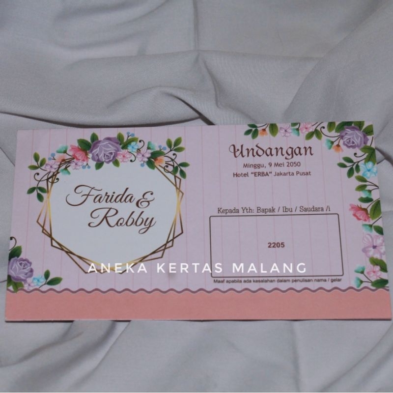 Jual Blangko Undangan Erba 2205 (Cek Deskripsi) | Shopee Indonesia