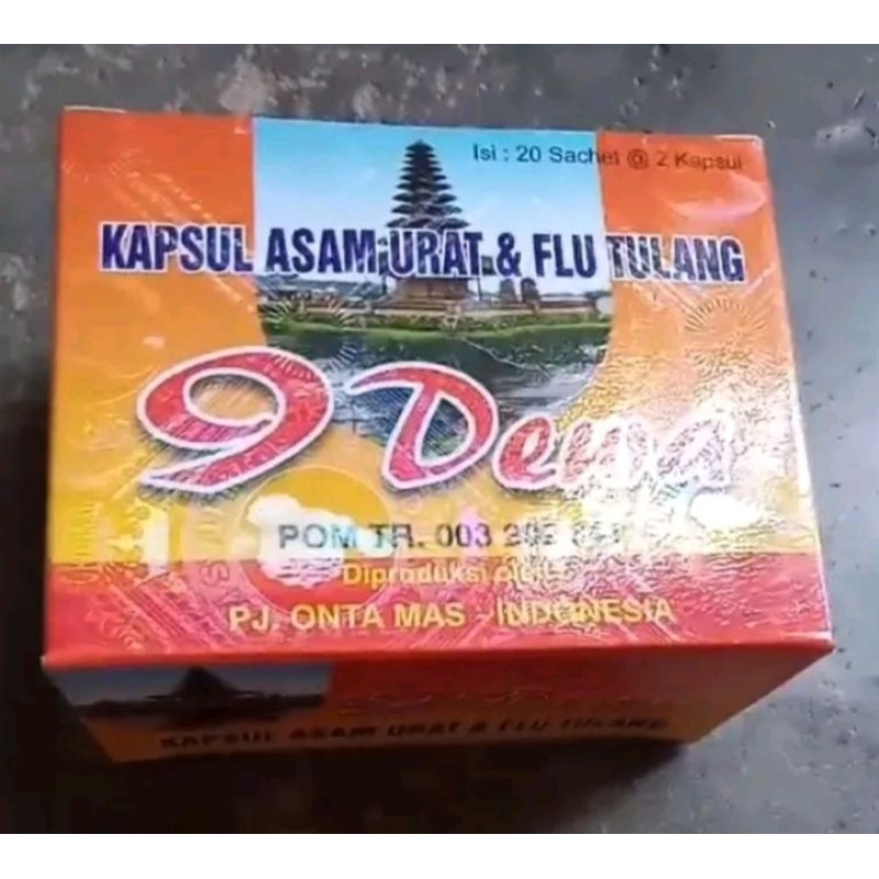 Jual 9 Dewa Kapsul Asam Urat Pegal Linu Original | Shopee Indonesia