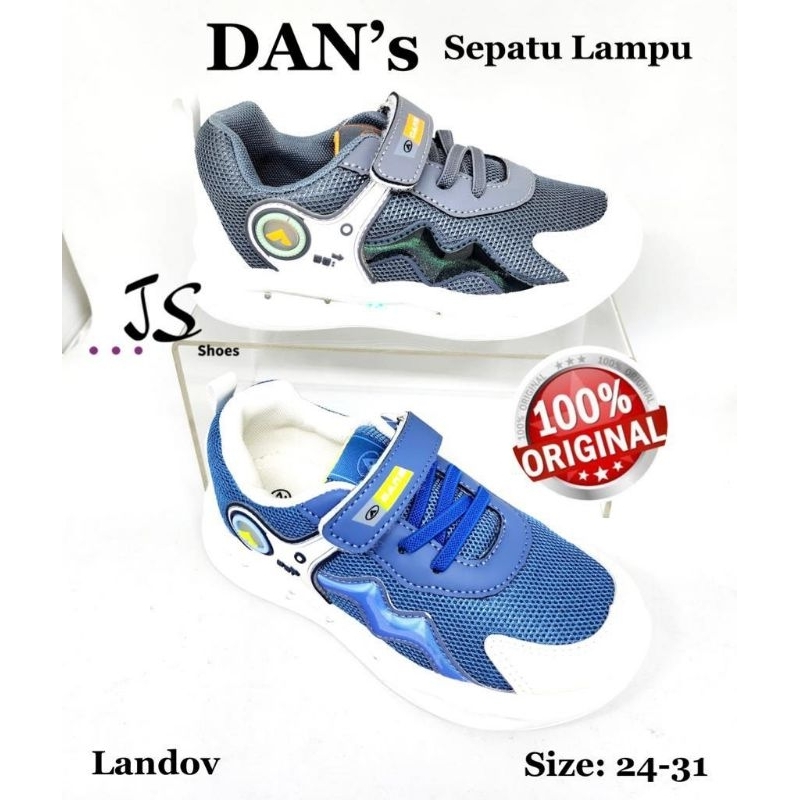 Jual DANS LANDOV - SEPATU SNEAKERS SEPATU SEKOLAH ANAK COWOK MERK DANS ...