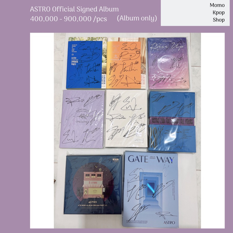 Jual ASTRO Official Signed Album (Sign Asli) | Shopee Indonesia