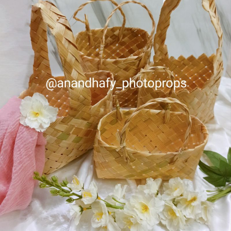 Jual KERANJANG BAMBU TAS BAMBU BAMBOO PARCEL PARSEL BINGKISAN WADAH ...