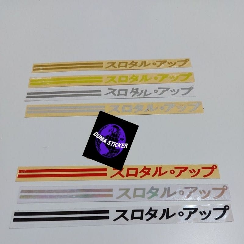 Jual Stiker Tulisan Jepang Sticker Cutting Stiker Viral Motor Murah ...