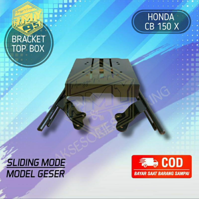 Jual BRACKET BREKET TOP BOX MODEL GESER HONDA CB 150X | Shopee Indonesia