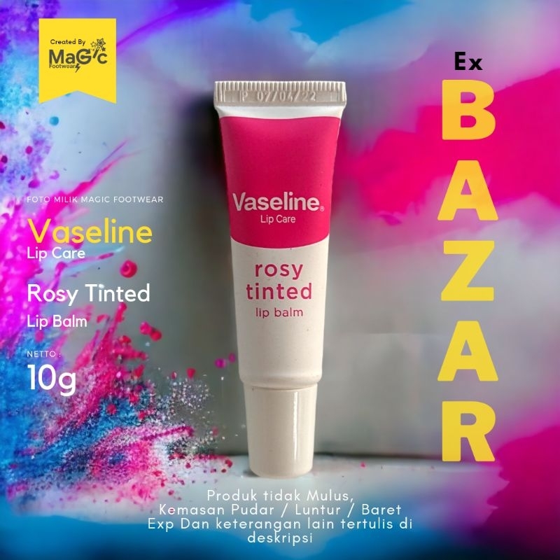 Jual NO DUS - VASELINE LIP CARE ROSY TINTED LIP BALM - 10G | Shopee Indonesia