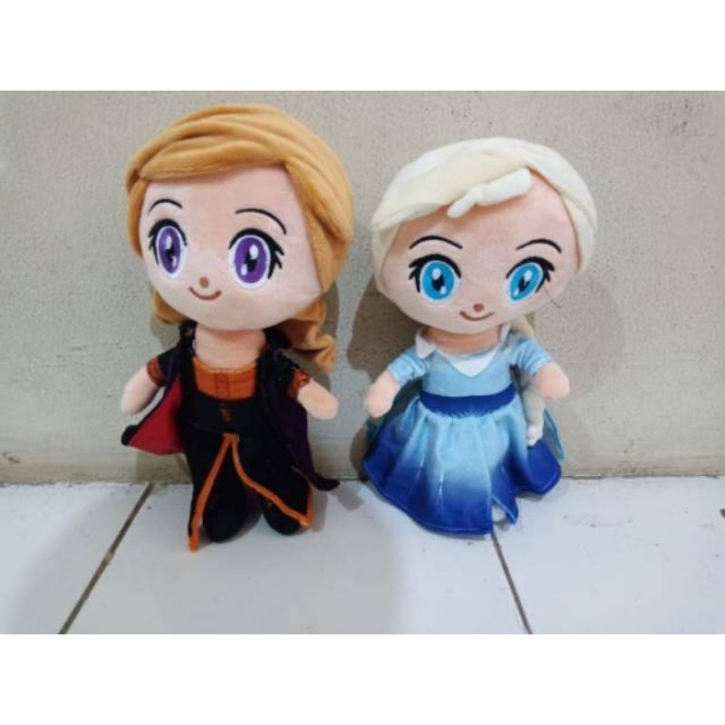 Jual Boneka Frozen Anna Elsa Frozen II Chibi high quality | Shopee ...