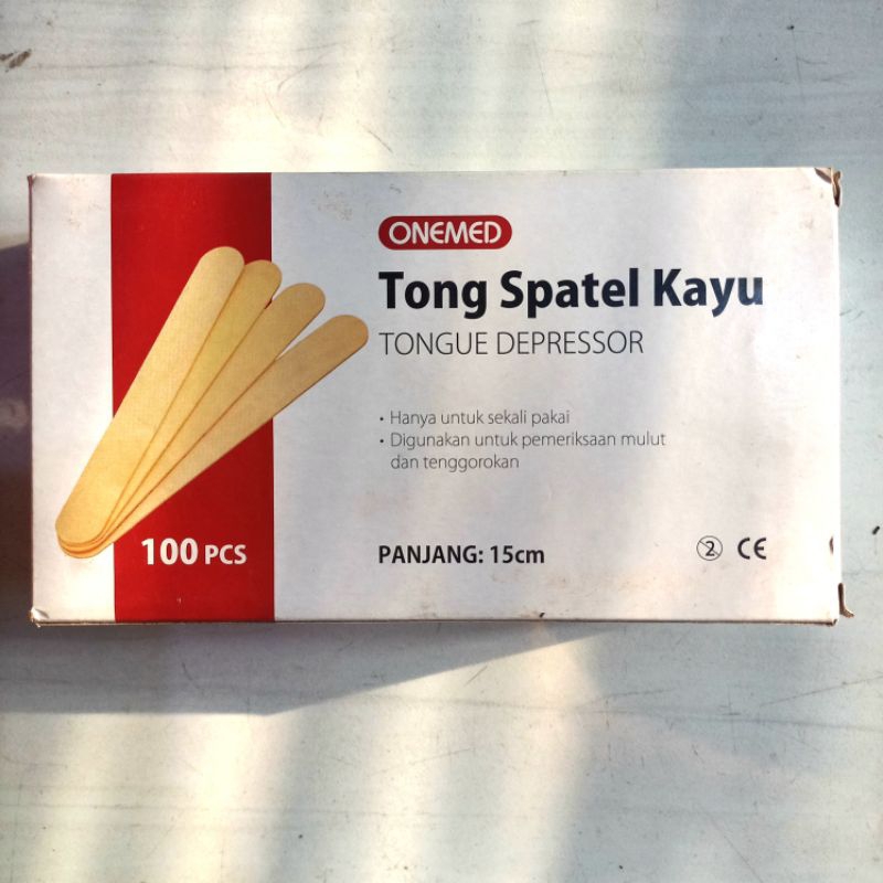 Jual Tong Spatel Kayu Wooden Tongue Depressor Spatula Lidah Tongue Tong ...