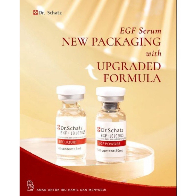Jual DR SCHATZ Serum EGF Dr Schatz 1 Box isi 10 Vial Serum (KEMASAN BARU) | Shopee Indonesia