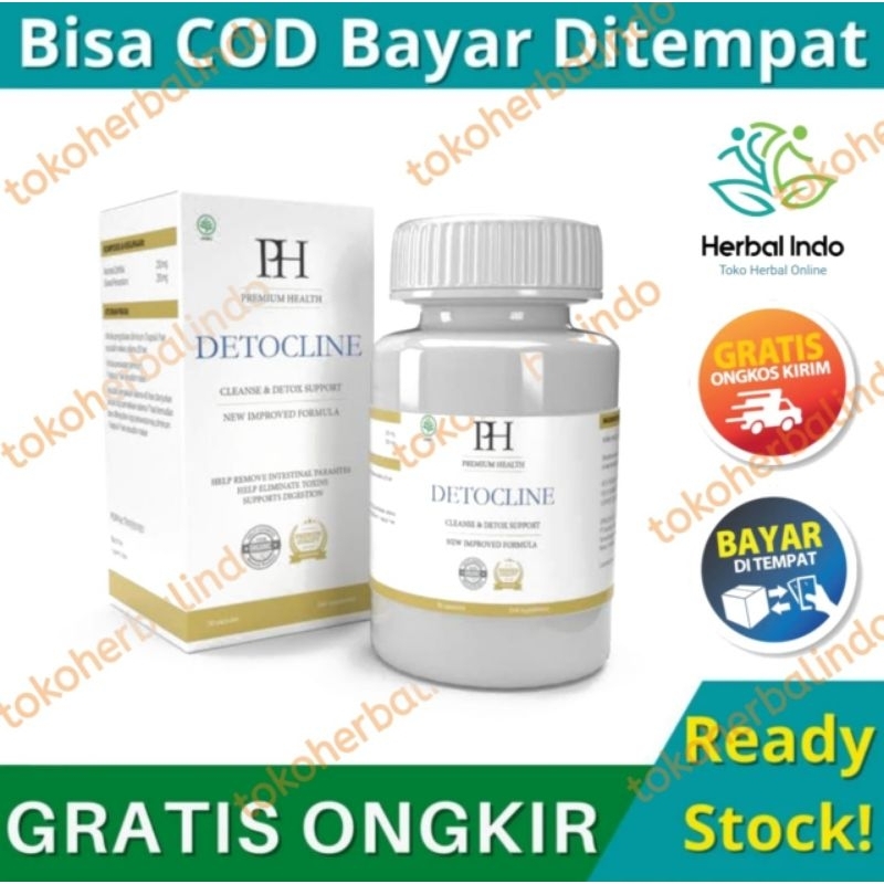 Jual Detocline 100% Asli Original Herbal Obat Anti Parasit dan racun ...