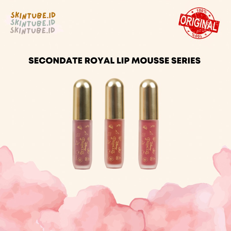 Jual SECONDATE Royal Lip Mousse | Lipstick | Lip Cream | Shopee Indonesia