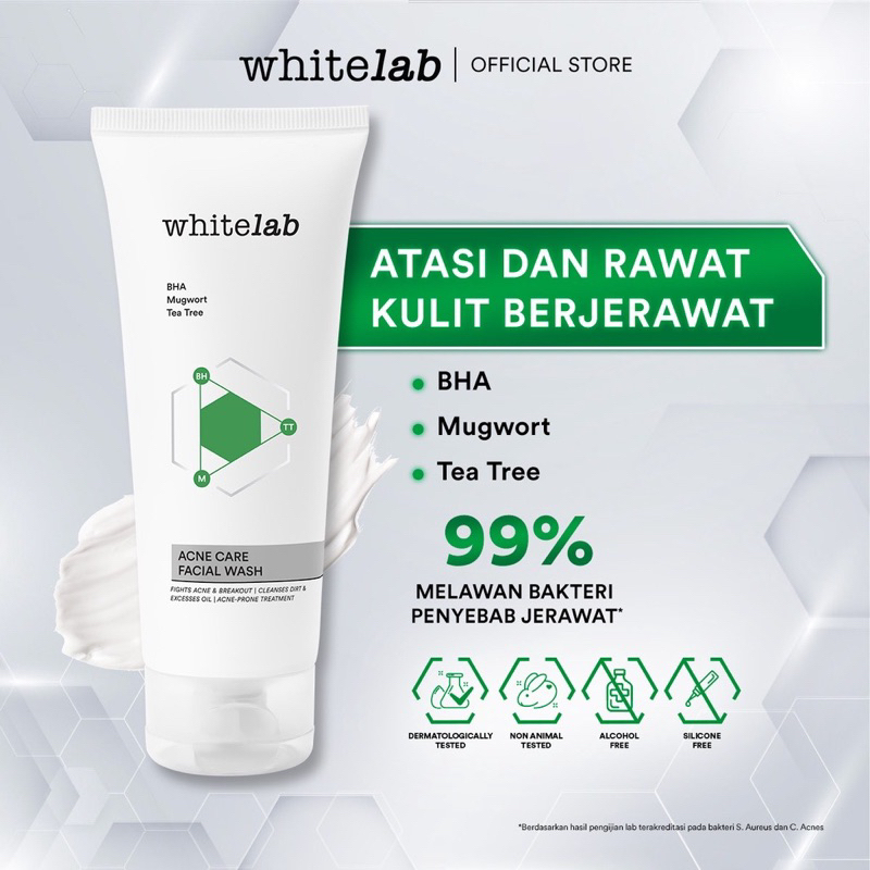Jual Whitelab Acne Care Facial Wash | Shopee Indonesia