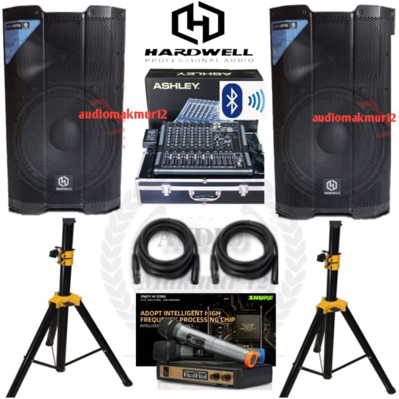 Jual PAKET SOUND SISTEM HARDWELL DSP 15 PRO COCOK UNTUK LIVE MUSIC ATAU ...