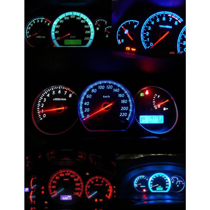 Jual Bohlam Lampu LED Speedo T5 1 Mata LED Lampu Spido Motor Led DC ...