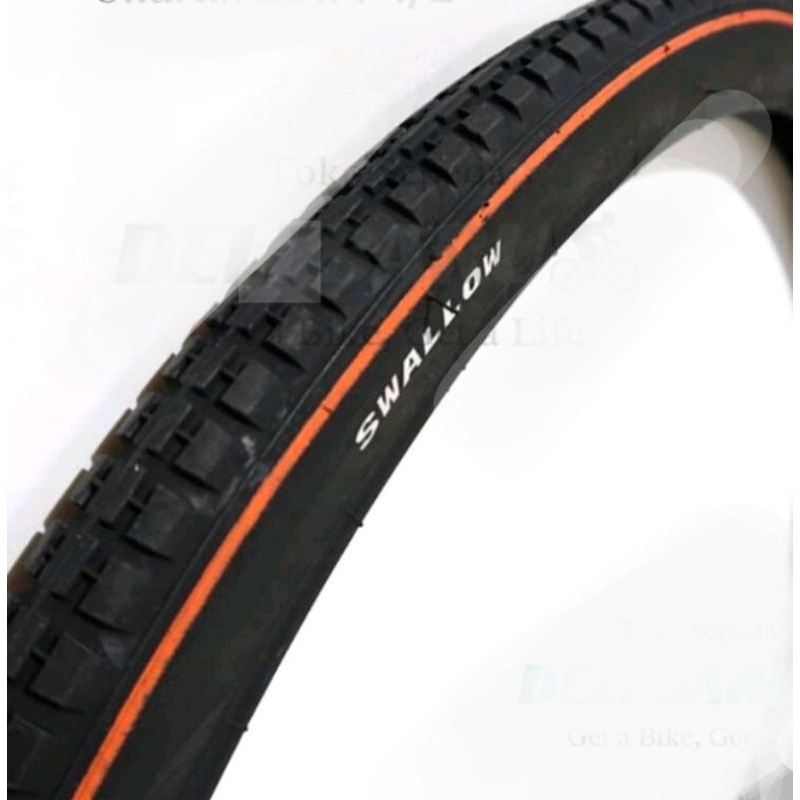 Jual Ban luar Sepeda Onthel Ontel Gerobak 28 x 1 1/2 Swallow Loat Orange | Shopee Indonesia