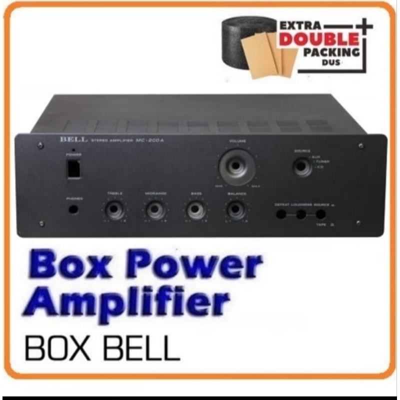 Jual BOX POWER AMPLIFIER BELL MC 200 A | Shopee Indonesia