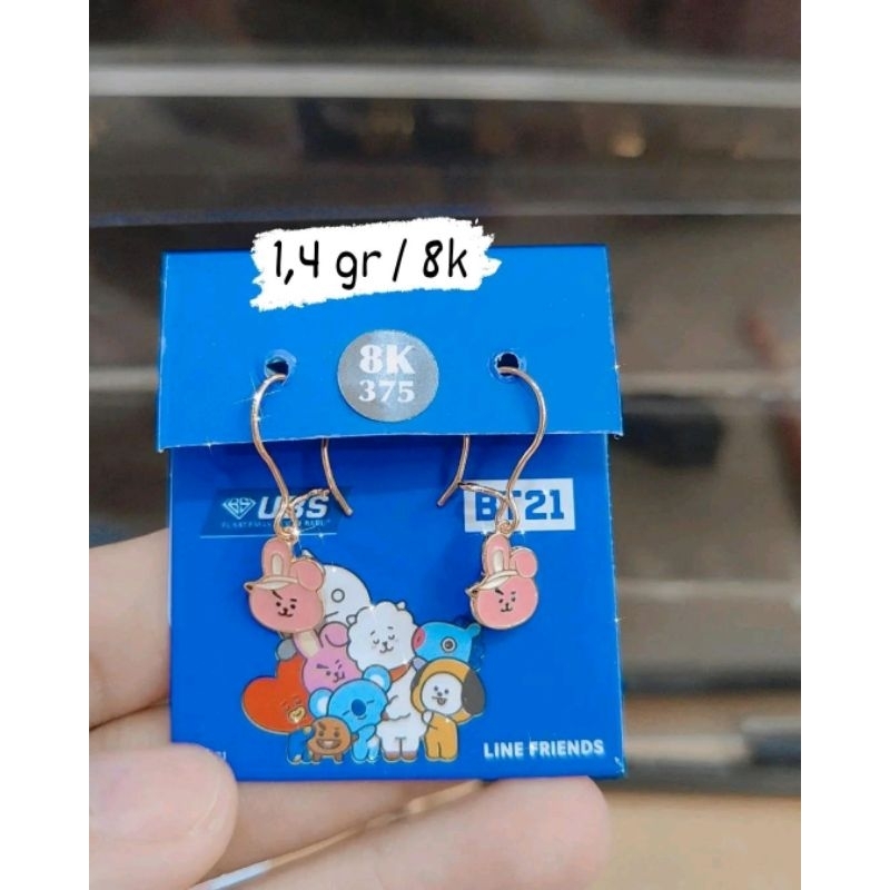 Jual anting line BT21, 8k | Shopee Indonesia