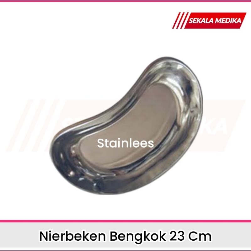 Jual Nierbeken Bengkok Stainless SS 23 Cm | Shopee Indonesia
