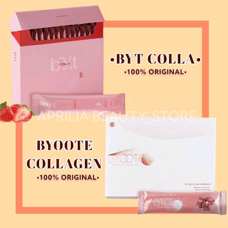 Jual BYT COLLA BYOOTE 8 SACHET ATAU 1 BOX TRIPEPTIDE COLLAGEN ...