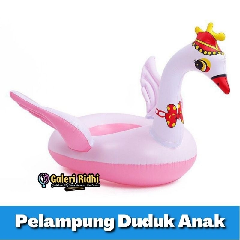 Jual Ban Pelampung Duduk Angsa Pink & Biru Anak / bayi Renang Berenang ...