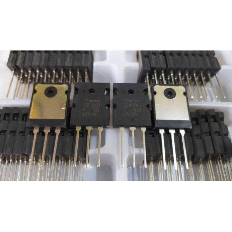 Jual Transistor 5200 1943 lot 524 Original Toshiba 1set free mika ...