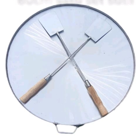 Jual Wajan martabak telur satu set dengan Sutil ukuran,50cm,60cm,65cm ...