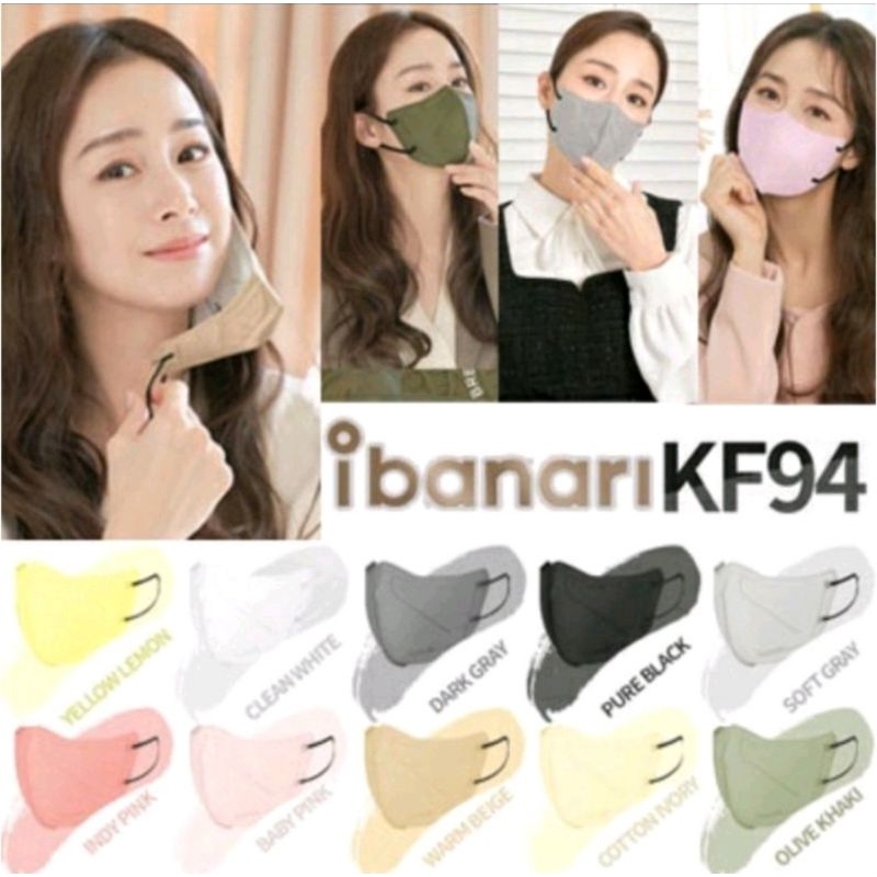 Jual Ibanari KF94 Premium Color Mask-Lite Edition Kim Tae Hee Masker ...