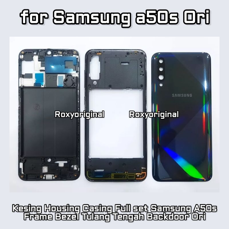 Jual Kesing Housing Casing Full set Samsung A50s Frame Bezel Tulang ...