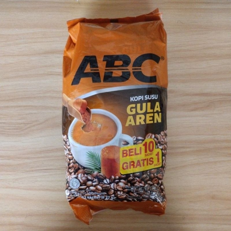Jual Kopi ABC Qahwa Kopi susu kurma gula aren white coffee 11 sachet 10 sachet | Shopee Indonesia