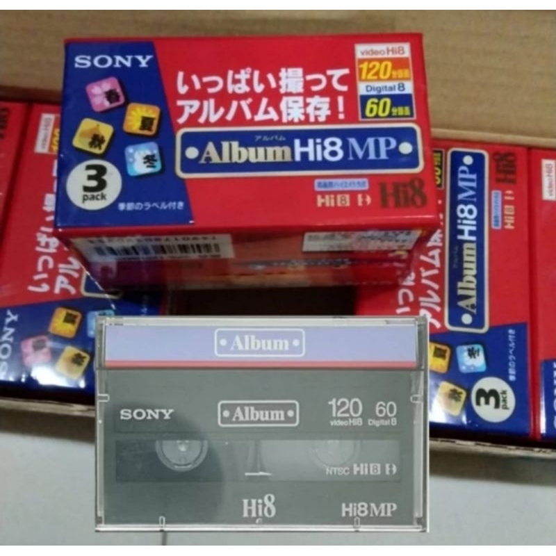 Jual SONY VIDEO KASET SONY HI8 MP 120 ALBUM DIGITAL P6 120HMPL MINI DV ...