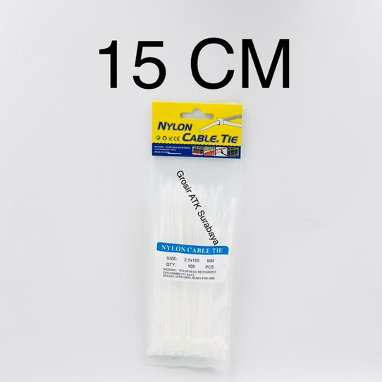 Jual KABEL TIES 15 CM / Kabel Tis / Nylon Cable Tie 15 CM / 150 MM ...