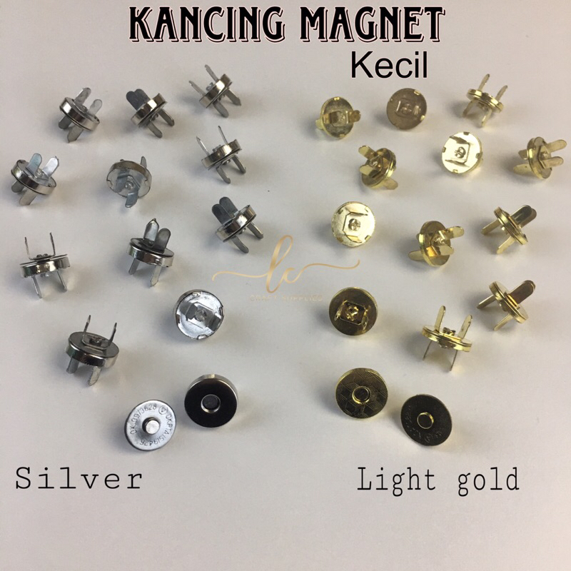 Jual MAGNET TAS / KANCING MAGNET UKURAN 1.5 Cm | Shopee Indonesia