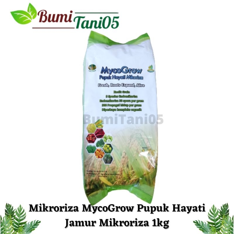 Jual Mycogrow Pupuk Hayati Jamur Mikroriza Kemasan 1 Kg Organik ...