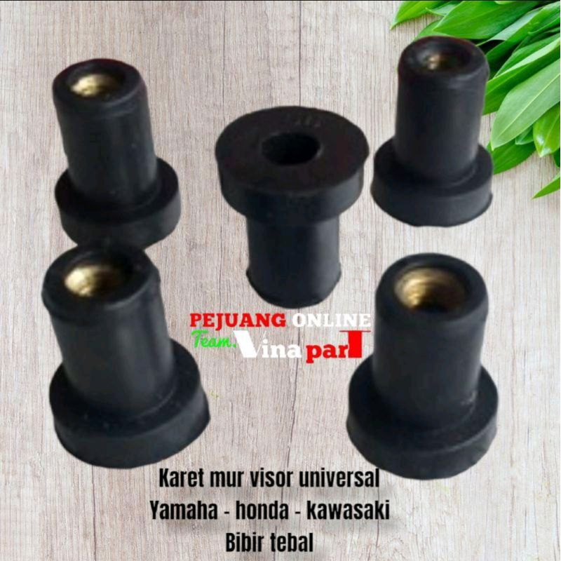 Jual mur baut lapis karet visor nmax Lexi xmax aerox ninja R15 | Shopee ...