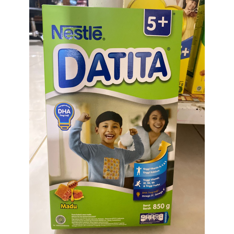 Jual Susu Datita,Nestle DATITA 5+ Madu Susu Anak Box 850g | Shopee ...