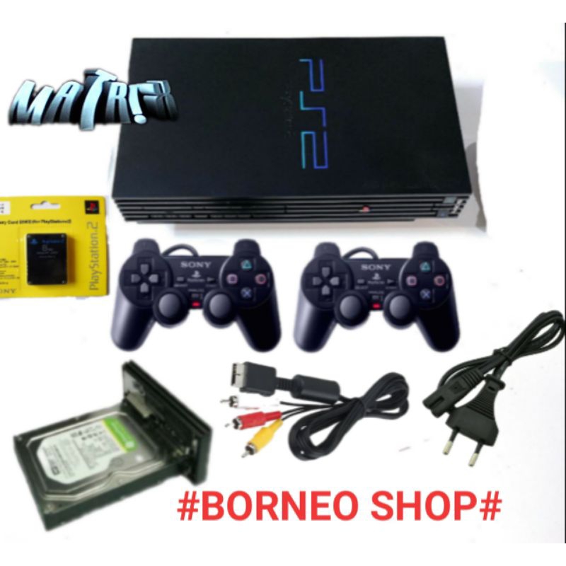 Jual PS2 Fat tebal hardisk 40gb full set | Shopee Indonesia