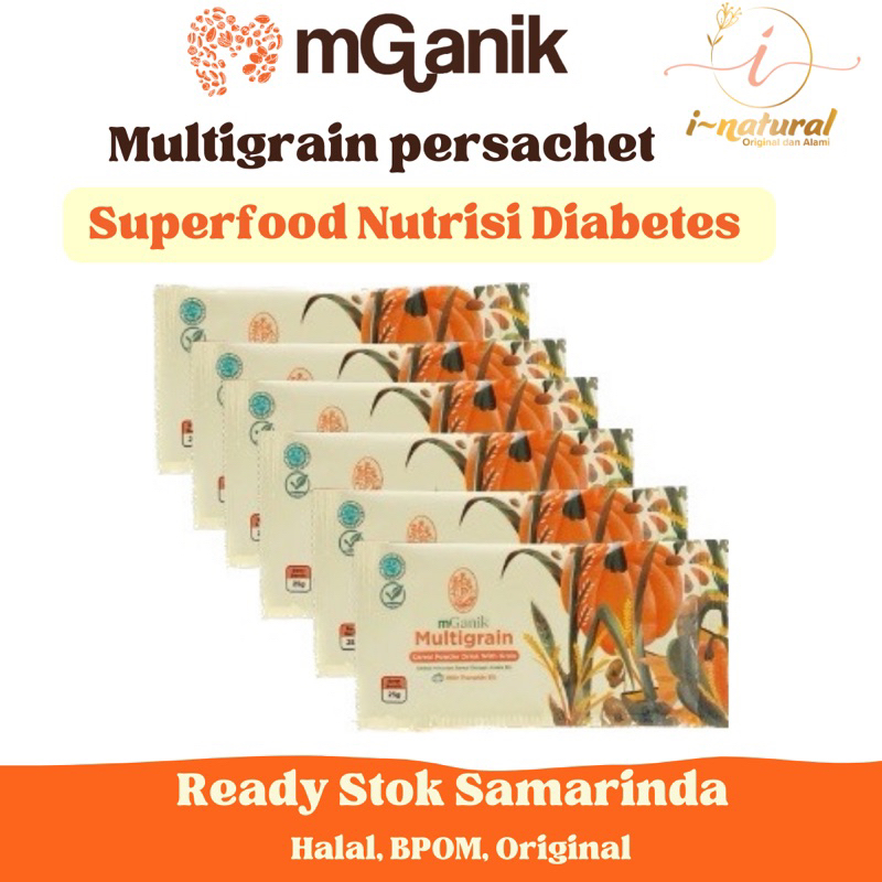 Jual mGanik Multigrain 1 sachet & 6 sachet mGanik Samarinda | Shopee ...