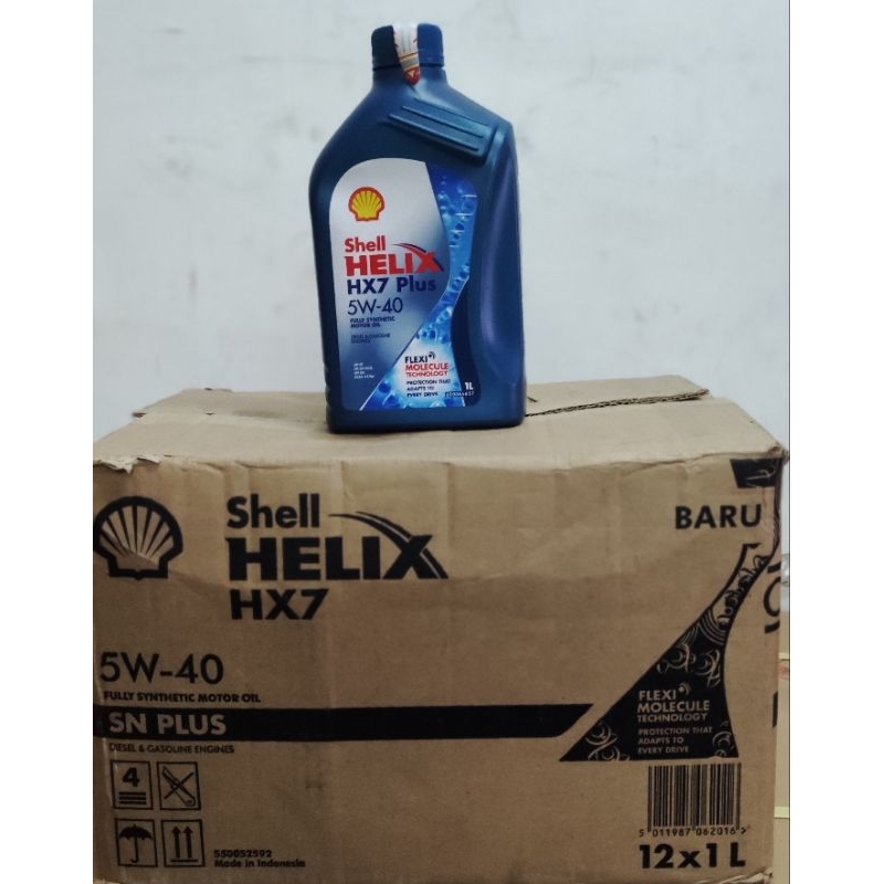 Jual OLI SHELL HELIX HX7 1 LITER..SHELL HELIX 1DUS 12 BOTOL | Shopee ...