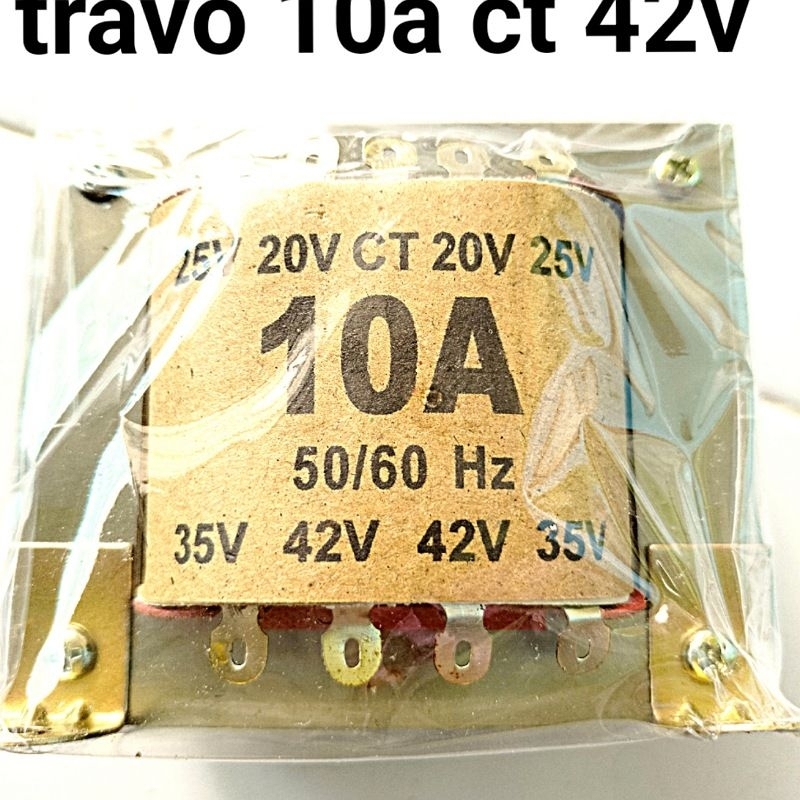 Jual travo 10 amper ct 42volt pro audio gratis buble wrap ori | Shopee ...