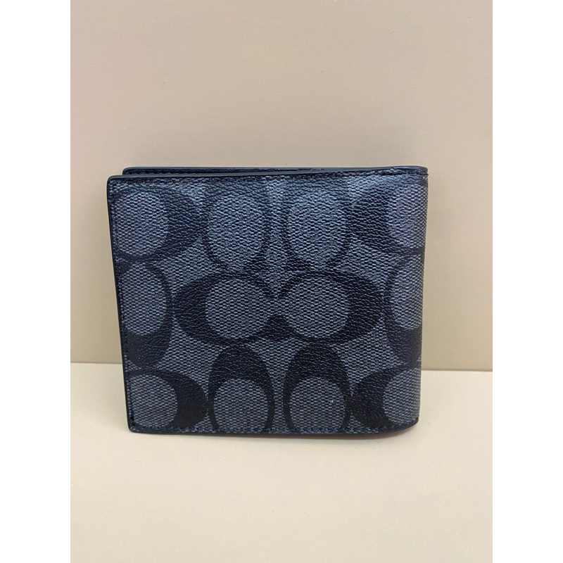 Jual Coach Bifold Wallet Smoke Grey | Shopee Indonesia