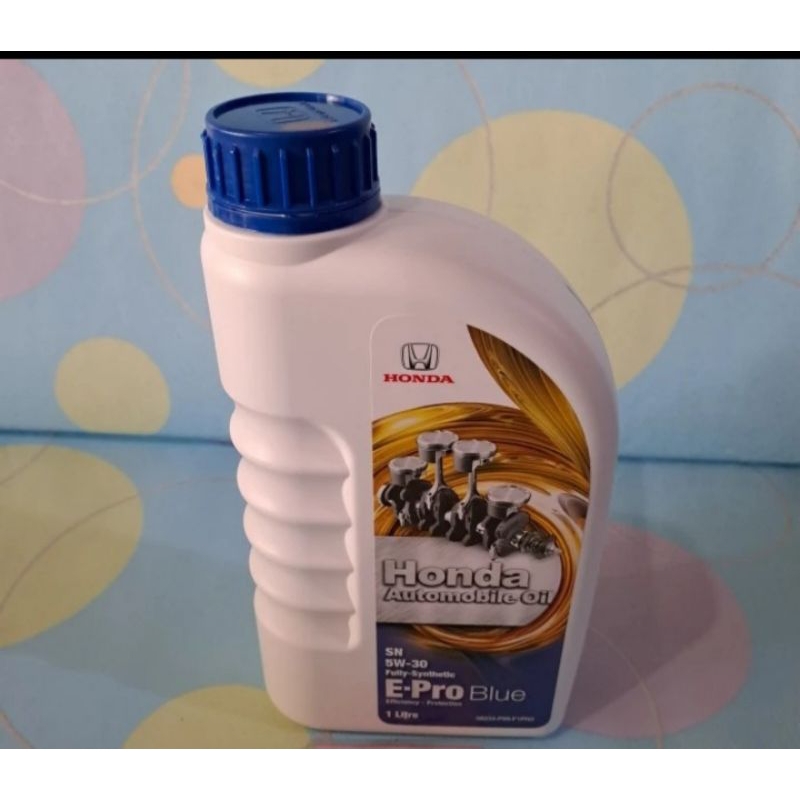 Jual oli mesin Honda E Pro Blue Sae 5W-30 api SN Fully synthetic oil 1 ...