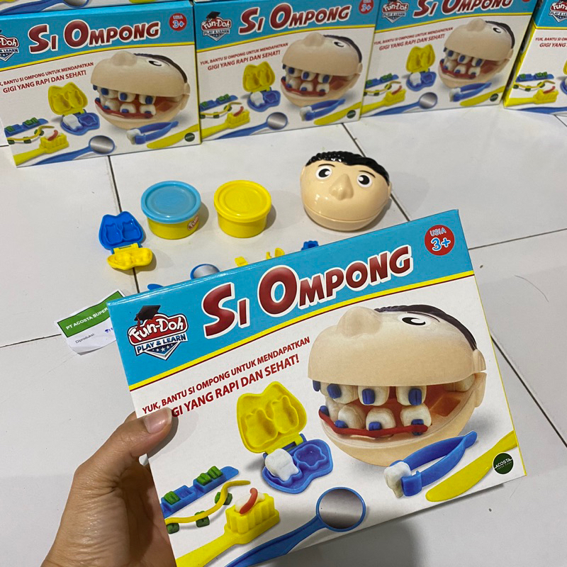 Jual FUNDOH SI OMPONG MAINAN PLATISIN MAINAN LILIN ANAK | Shopee Indonesia