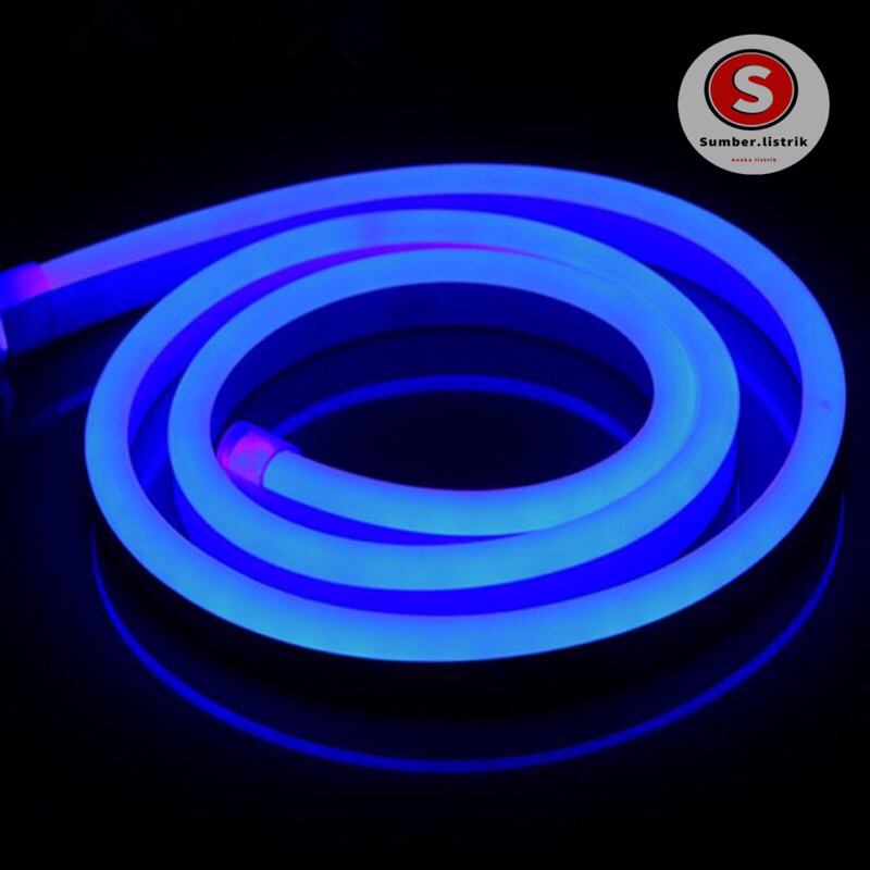 Jual Paket Lampu Neon Flex 220v 1m 2m 3m 4m 5m 5 meter Led Selang Fleksibel 220v Warna Neon Box ...