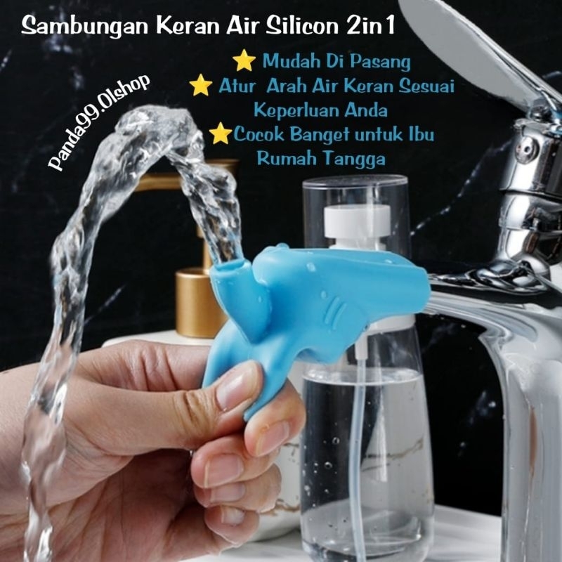 Jual Silicone Faucet Extender / Sambungan Kran Air Wastafel Silikon ⭐ ...