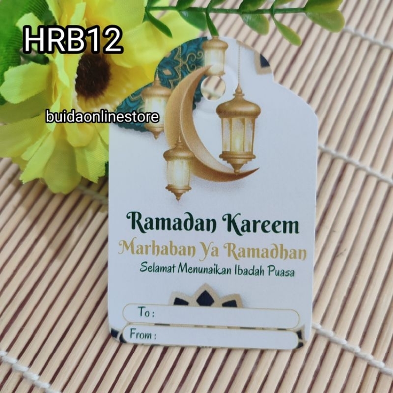 Jual Hangtag Ramadan Kareem Label Selamat Berbuka Puasa Hang Tag Parcel ...