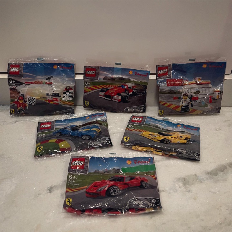 Jual LEGO seri shell pom bensin set mobil V power komplit complete set ...