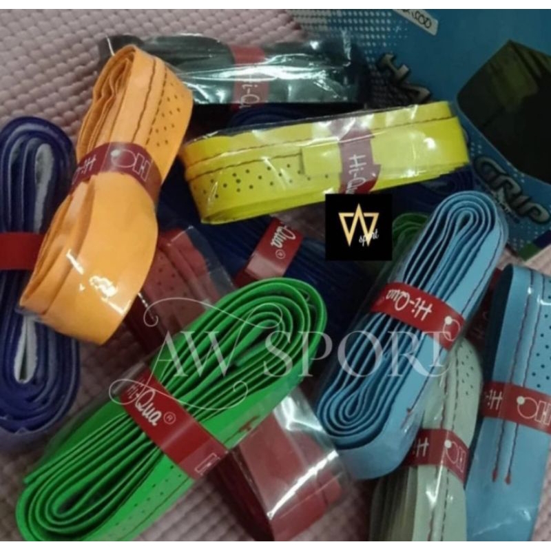 Jual Grip Hi-Qua Tulang Stitched / Grip Hi-Qua badminton / grip Hi-Qua ...
